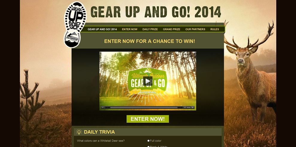 Outdoor Channel’s Gear Up and Go Sweepstakes – GearUpAndGo ...
