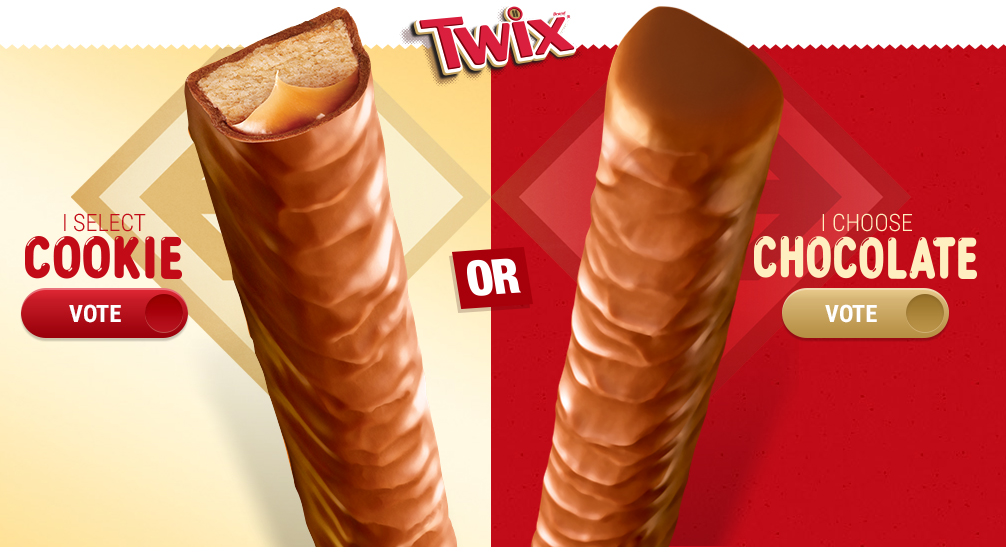 TWIX Pick A Side Instant Win Game and Sweepstakes : Cookie Bar or ...