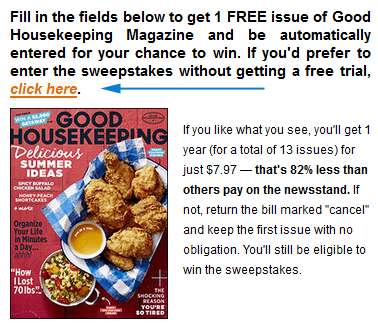 GoodHousekeeping.com/Storks – Good Housekeeping Storks Sweepstakes