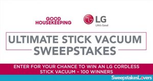 Win The Ultimate Stick Vacuum - Good Housekeeping LG Sweepstakes