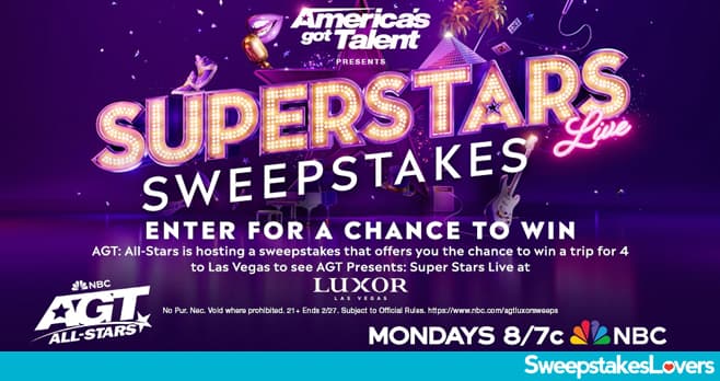 NBC America’s Got Talent Super Stars Live Sweepstakes 2023
