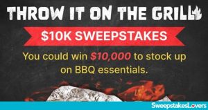 Food Network Throw It On the Grill $10K Sweepstakes 2024