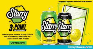 STARRY NBA 3-Point Shot of the Month Sweepstakes 2025