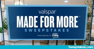 HGTV Valspar Made For More Sweepstakes 2025