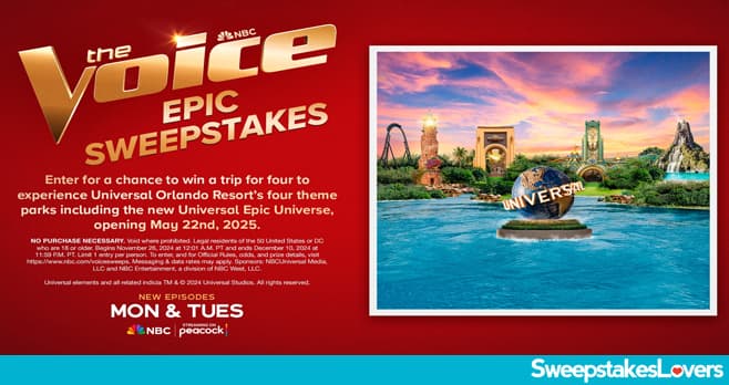 The Voice Sweepstakes 2024