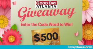 Fox 5 Good Day Atlanta Giveaway Contest 2025 (Word Of The Day)